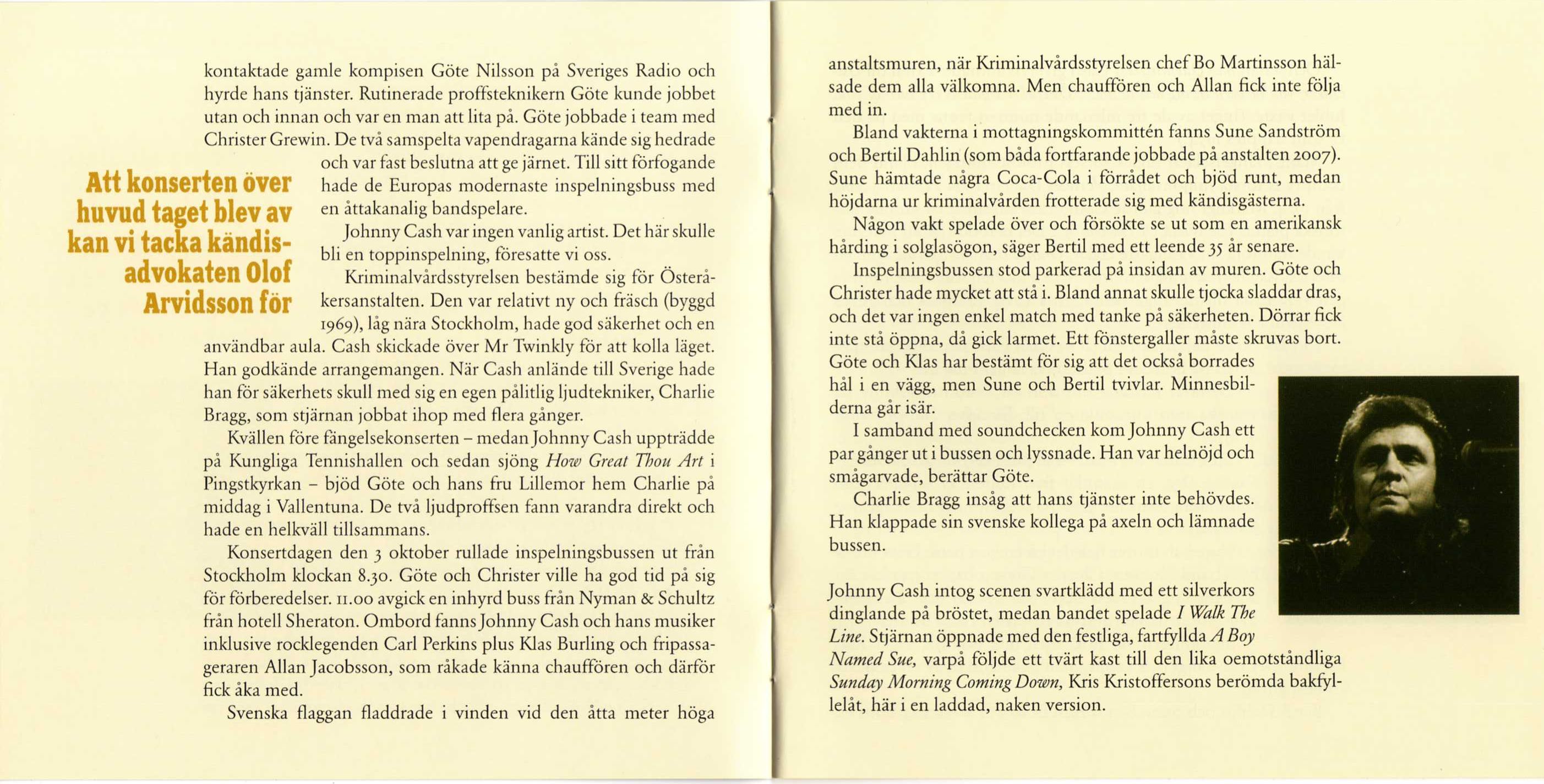 Johnny Cash pa osteraker; 35th Anniversary Edition : Booklet 1 | CD ...